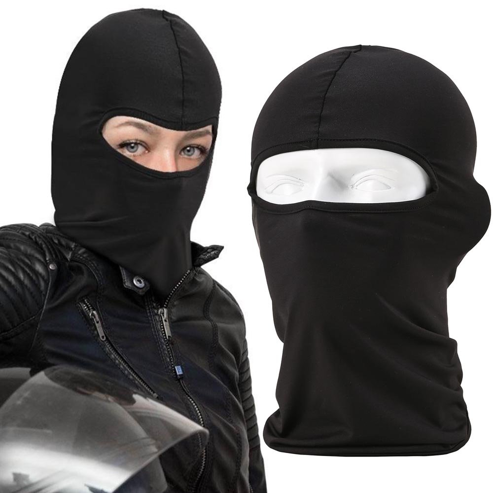 falapala Balaclava Tactical Face Mask Hood Neck Gaiter 1 Pack (Black)