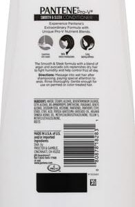 Pantene Pro-V Smooth & Sleek Conditioner, 17.7 Fl Oz