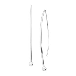 silpada 'spheres on wires' drop earrings in sterling silver