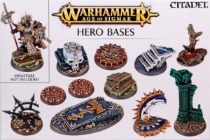 games workshop 99120299039 "age of sigmar hero bases miniature game