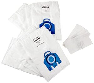 miele airclean xl pack 3d gn vacuum cleaner bags, pack of 8