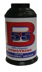 bcy bowstring products b55 poly string 1/4lb blk by bcy