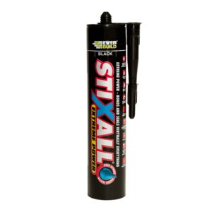 everbuild stixbk stixall ultimate power cartridge 290 ml - black by everbuild