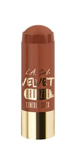 l.a. girl velvet contour sticks, bronzer suede, 0.2 ounce (pack of 3)