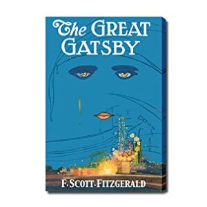 The Great Gatsby - Classic Book Art Set 2-30x20 Gallery Wrapped Canvas Wall Art