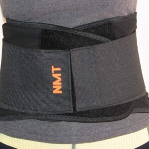 Back Brace by NMT ~ Lumbar Support Black Belt ~ Posture Corrector ~ Pain Relief from Arthritis, Sciatica, Scoliosis, Backache, Slipped Disc, Hernia, Spinal Stenosis ~ Injury Prevention ~ 4 Adjustable