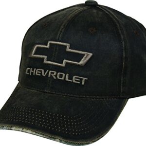 Outdoor Cap Men's Chevrolet Weathered Cap with Under Visor, Brown/Realtree Xtra, One Size