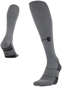 under armour unisex ua over-the-calf team socks md gray