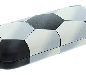 Cal Optix Hard Shell Eyeglass Case For Boys & Girls, Kids Small Glasses Case, Soccer Ball, Small / Medium