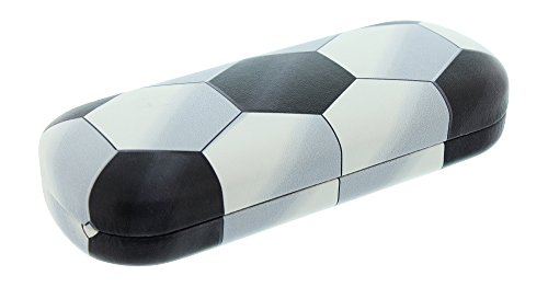 Cal Optix Hard Shell Eyeglass Case For Boys & Girls, Kids Small Glasses Case, Soccer Ball, Small / Medium