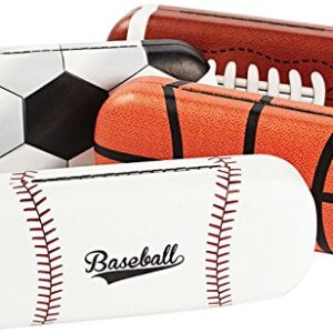 Cal Optix Hard Shell Eyeglass Case For Boys & Girls, Kids Small Glasses Case, Soccer Ball, Small / Medium