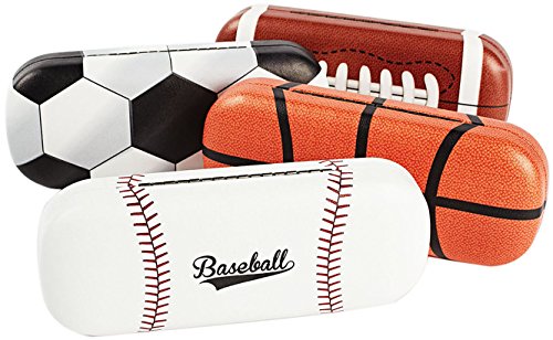 Cal Optix Hard Shell Eyeglass Case For Boys & Girls, Kids Small Glasses Case, Soccer Ball, Small / Medium