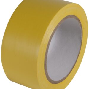 INCOM Manufacturing: PVC Vinyl Safety Aisle/Pipe Marking Conformable Durable Color Coding Abrasion Resistant Tape, 2 inch x 180 ft., Safety Yellow - Ideal for Walls, Floors, Equipment