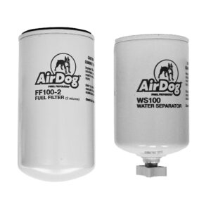 airdog pre-filter ws100 and fuel filter ff100-2 combo pack