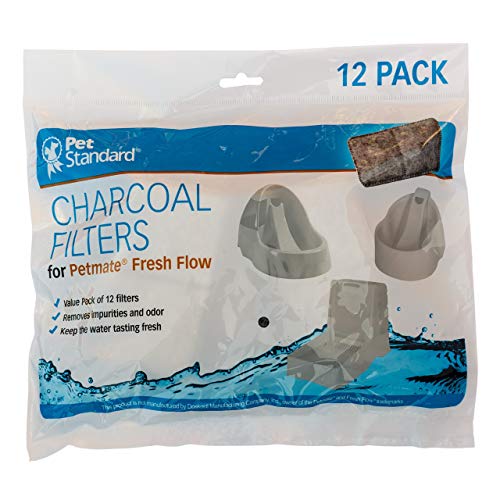 PetStandard Filters for Petmate Fresh Flow Pet Fountains (12 Pack)