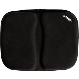 domain cycling bike seat cushion for recumbent bike - pad gel exercise bike seat cover for recumbent bike seat, stationary spin bicycle seat, women & men, 15.5in x 11.5in - recumbent bike seat cover