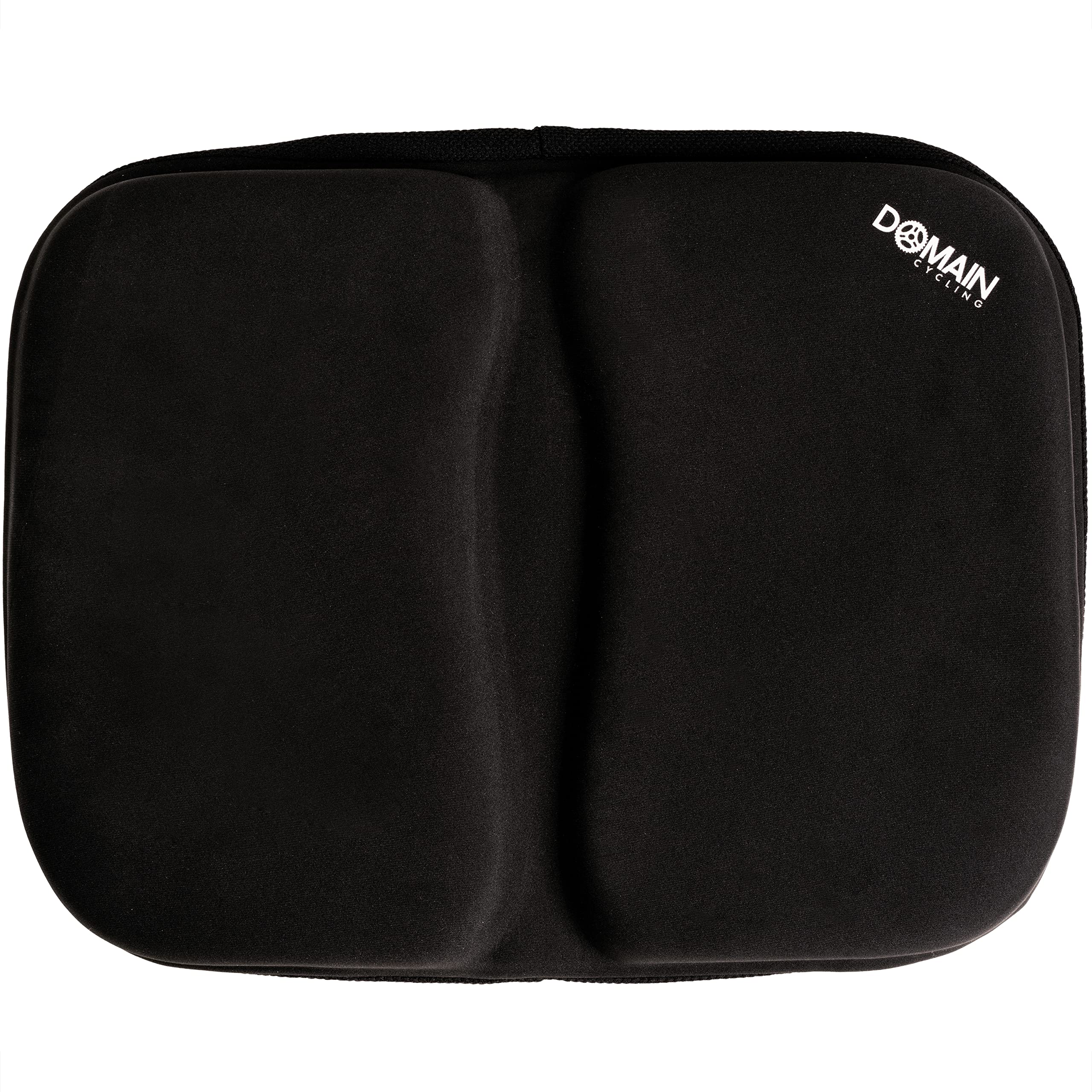 Domain Cycling Bike Seat Cushion for Recumbent Bike - Pad Gel Exercise Bike Seat Cover for Recumbent Bike Seat, Stationary Spin Bicycle Seat, Women & Men, 15.5in x 11.5in - Recumbent Bike Seat Cover