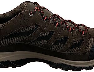 Columbia Mens Crestwood Hiking Shoe Breathable, High-Traction Grip, Camo Brown, Heatwave, 10 US