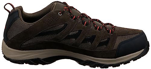 Columbia Mens Crestwood Hiking Shoe Breathable, High-Traction Grip, Camo Brown, Heatwave, 10 US