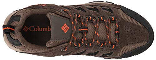 Columbia Mens Crestwood Hiking Shoe Breathable, High-Traction Grip, Camo Brown, Heatwave, 10 US