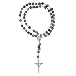 authentic job's tears rosary | natural seed beads | favorite of recent saints | comes in case | christian jewelry