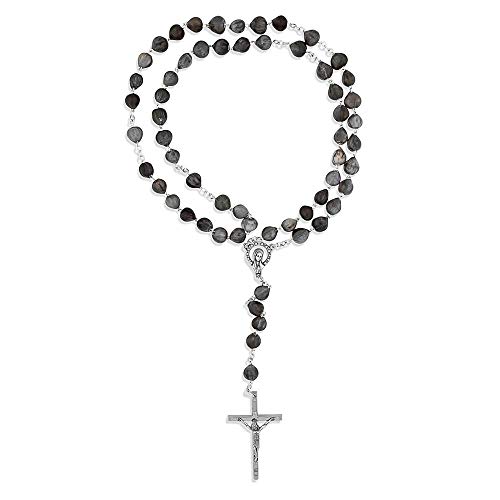 Authentic Job's Tears Rosary | Natural Seed Beads | Favorite of Recent Saints | Comes in Case | Christian Jewelry