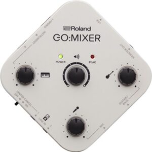 roland gomixer audio mixer for smartphones,white