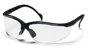 clr lens/blk glasses