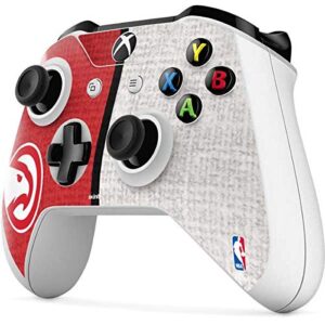 Skinit Decal Gaming Skin Compatible with Xbox One S Controller - Officially Licensed NBA Atlanta Hawks Canvas Design