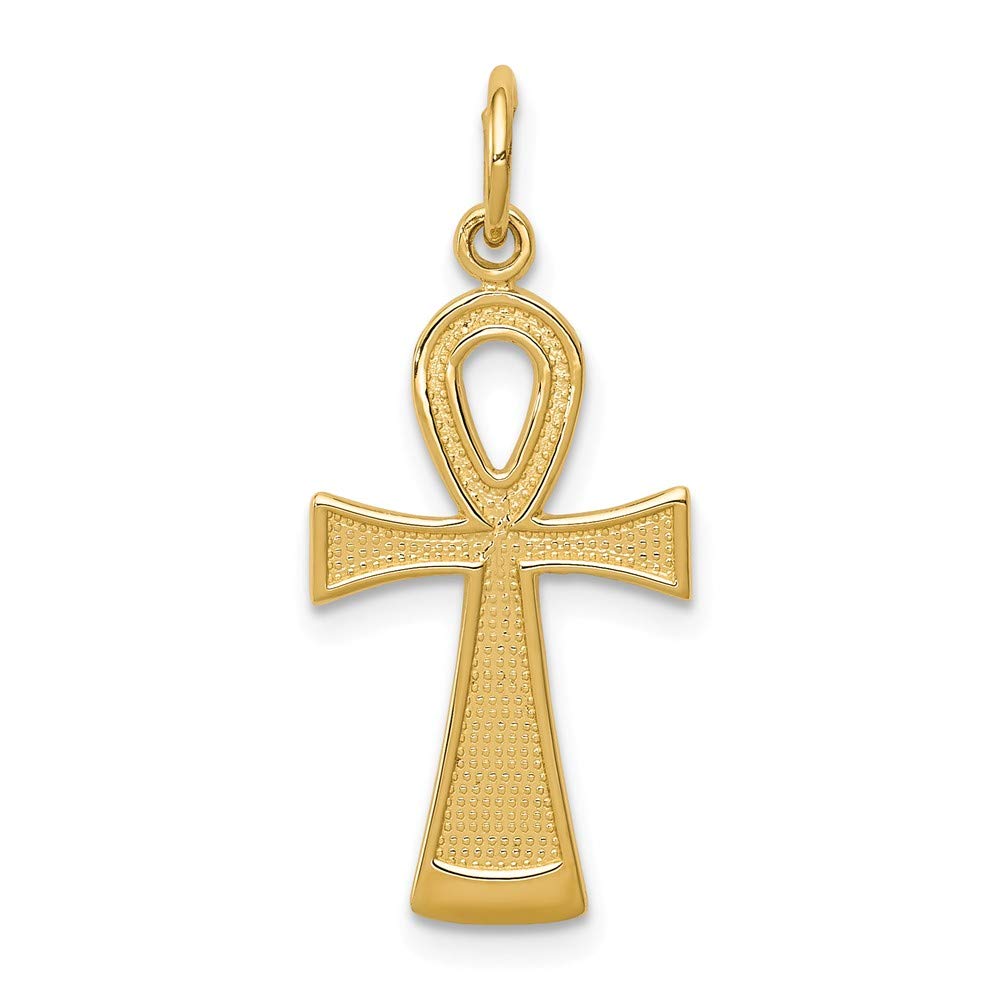 Jewels By Lux 14K Yellow Gold Ankh Cross Charm