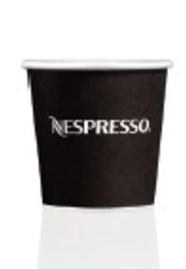 nespresso espresso disposable paper cups, 100 milliliter, 4 ounces - 50 count