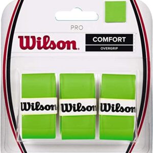 WILSON Sporting Goods Pro Overgrip Tennis Grip - Blade, Green, 3pack (WRZ470810)