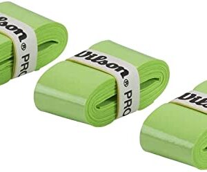 WILSON Sporting Goods Pro Overgrip Tennis Grip - Blade, Green, 3pack (WRZ470810)