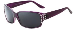 polarized sunglasses for women - premium lavender fashion sunglasses - hz series diamante womens designer sunglasses