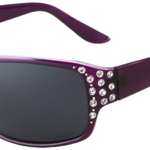 Polarized Sunglasses for Women - Premium Lavender Fashion Sunglasses - HZ Series Diamante Womens Designer Sunglasses