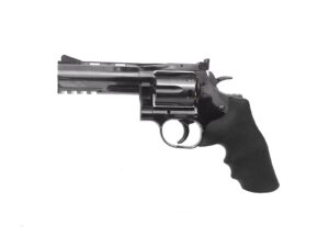 asg dan wesson 715 revolver 4" 0.177/4.5mm caliber bb gun, steel grey