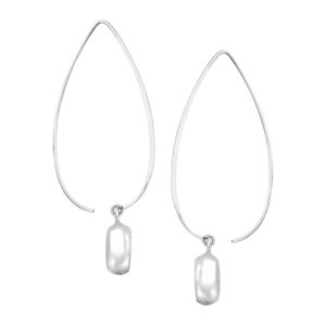 Silpada 'Wire Drop' Earrings in Rhodium-Plated Sterling Silver