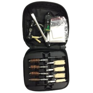 clenzoil field and range multi-caliber pistol cleaning kit with .25 oz solution gun oil