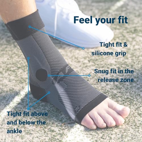 OrthoSleeve Compression Ankle Brace for ankle sprains, achilles tendonitis, ankle wrap, ankle support, instability, inversion sprains and general ankle pain