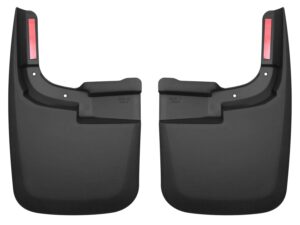 husky liners — front mud guards | fits 2017 - 2024 ford f-250/f-350 super duty w/o oem fender flares - black, 2 pc | 58461