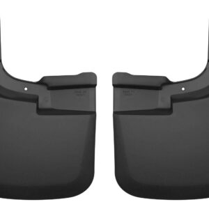 Husky Liners — Front Mud Guards | Fits 2017 - 2024 Ford F-250/F-350 Super Duty w/o OEM Fender Flares - Black, 2 Pc | 58461