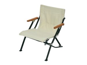 snow peak beach chair, collapsible camping chair for campsite, beach patio