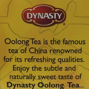 Dynasty 100% Natural Tea 16 Individual Tea Bags Per Pack (Oolong, 1 Pack)