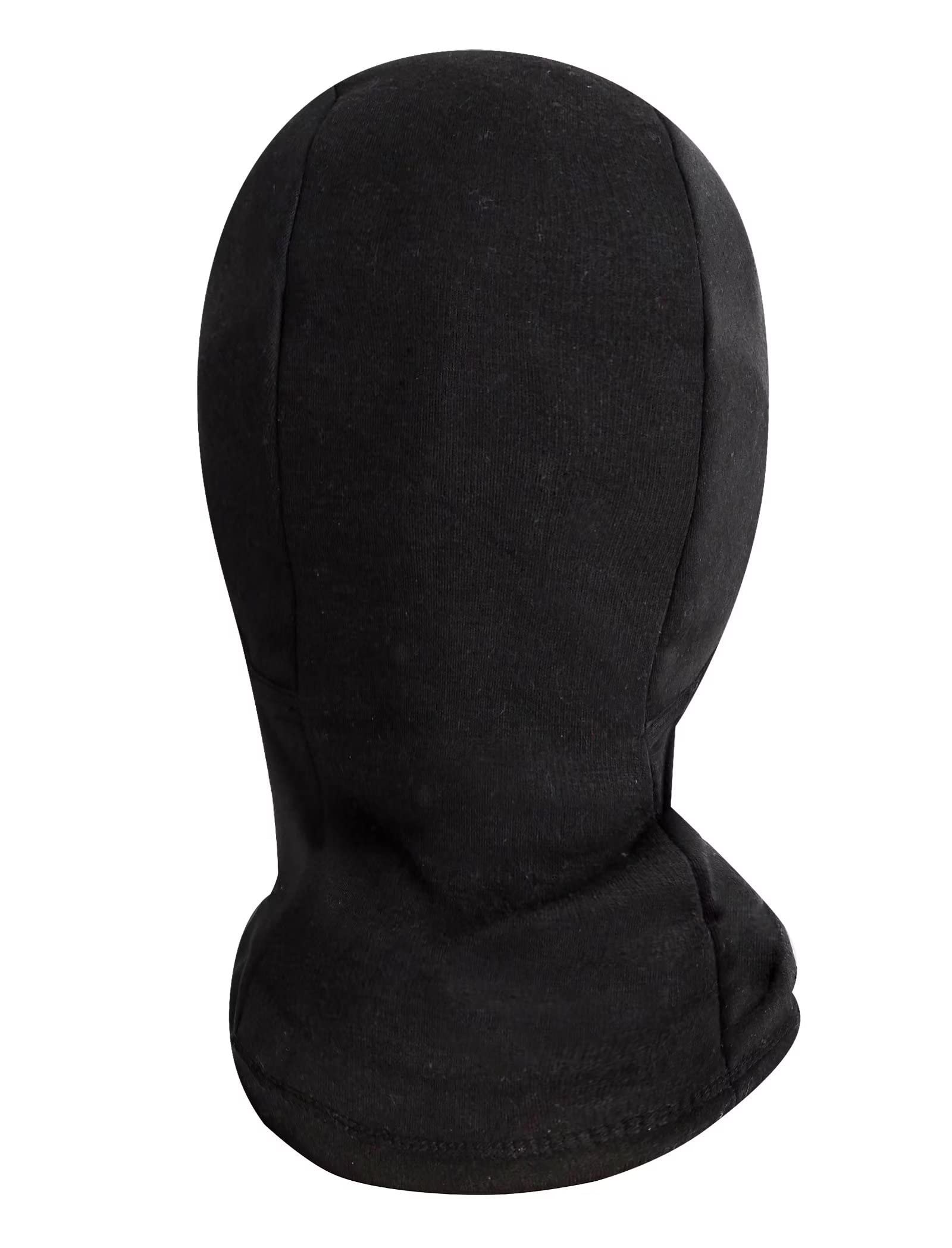 ZERDOCEAN Winter Windproof Fleece Full Face Motorcycle Ski Mask Balaclava Black