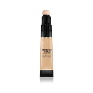 milani retouch + erase light-lifting concealer - medium (0.24 ounce) cruelty-free liquid concealer with cushion applicator tip to cover dark circles, blemishes & skin imperfections