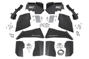 rough country front & rear inner fenders for 2007-2018 jeep wrangler jk - 10511