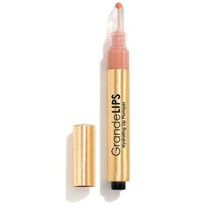 grande cosmetics grandelip plumper hydrating lip plumper, gloss finish, toasted apricot, 0.08 fl oz