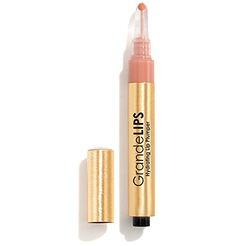 Grande Cosmetics GrandeLIP Plumper Hydrating Lip Plumper, Gloss Finish, Toasted Apricot, 0.08 Fl Oz