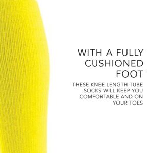 High Five Athletic Sock M Power Yellow