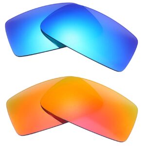 4 Pairs Polarized Replacement Lenses for Oakley Gascan Glass Sunglasses Frames